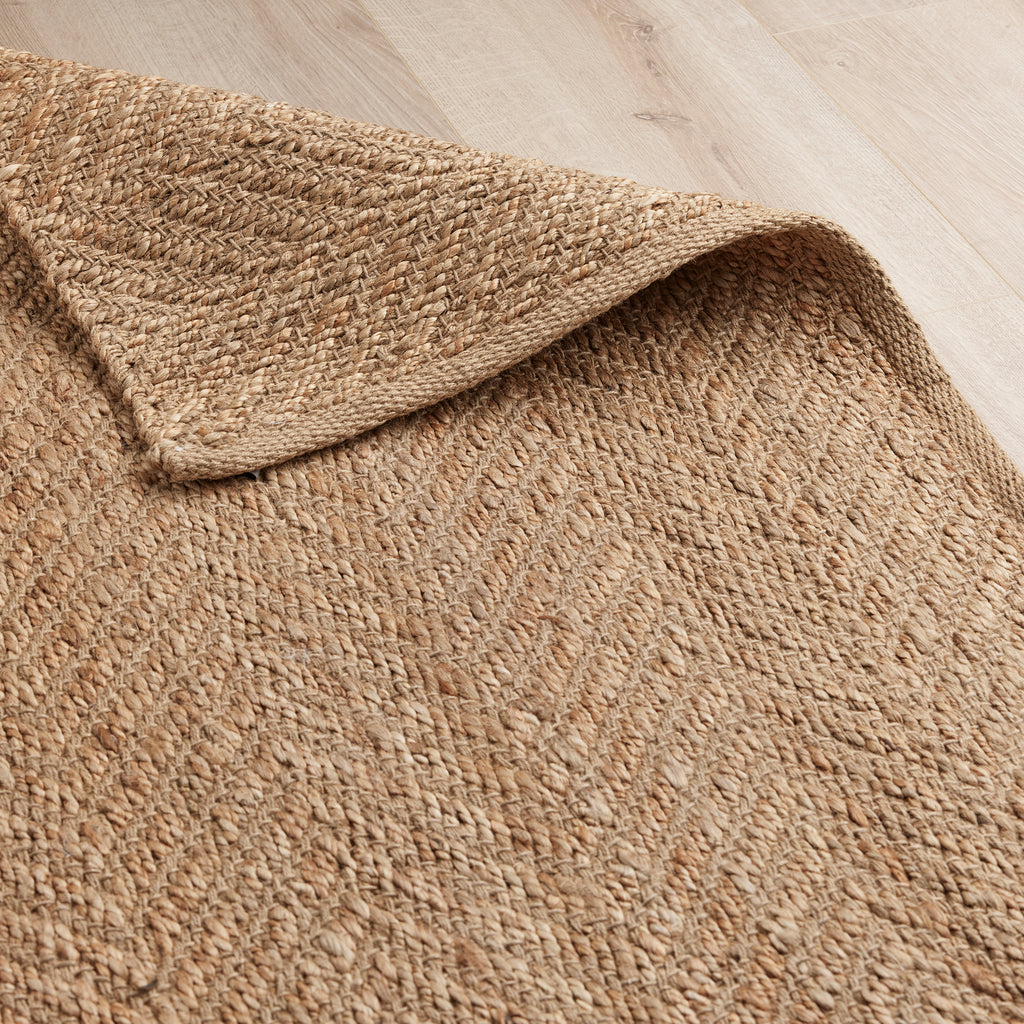 Rustic Natural Jute Rugs | Toft Hand Woven Jute Rug in Natural - Industville