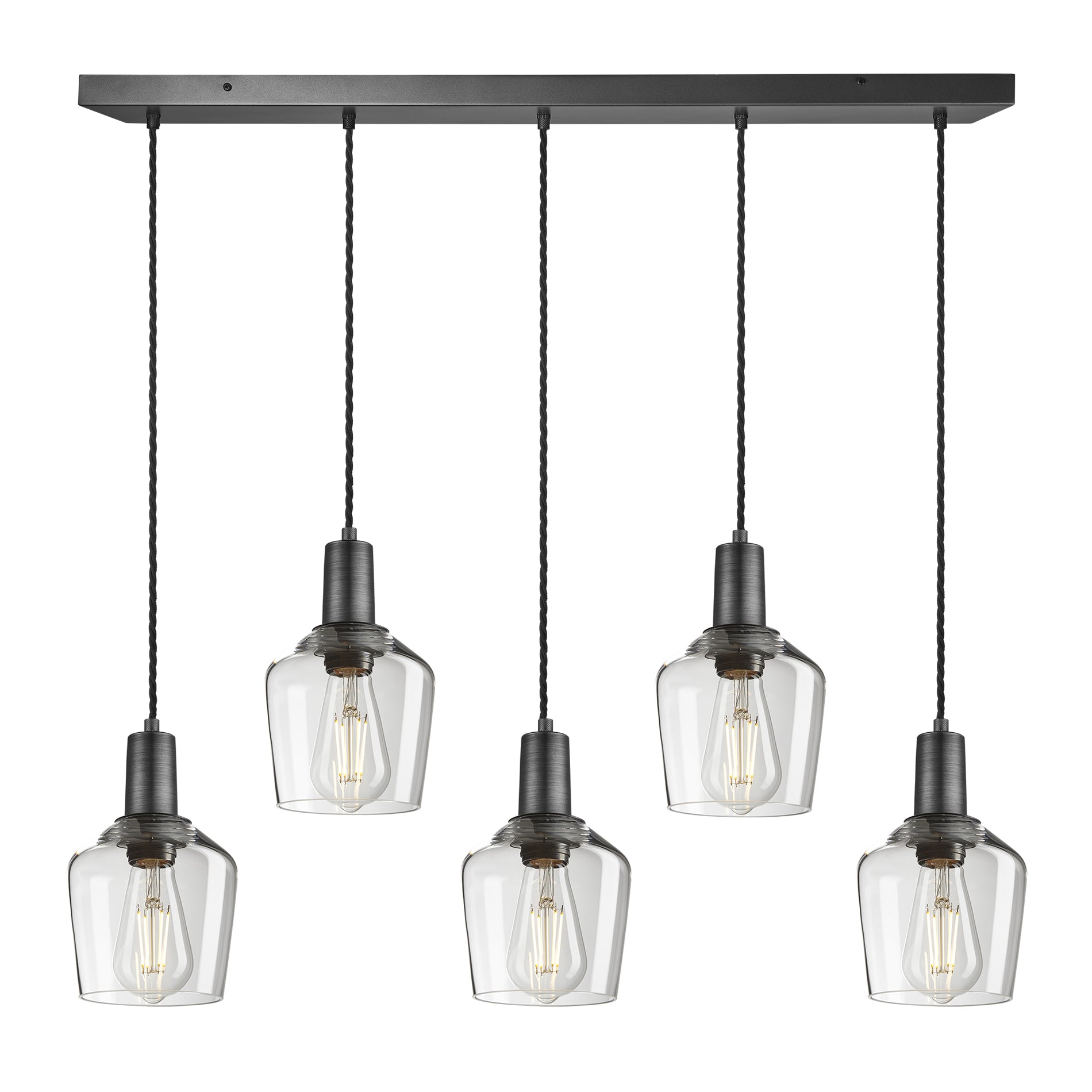 Sleek Metal & Glass Cluster Light | Order Online