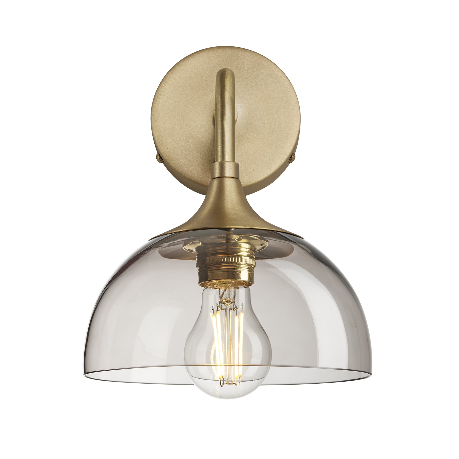Chelsea Glass Dome Wall Light - 8 Inch | Industville - Industville