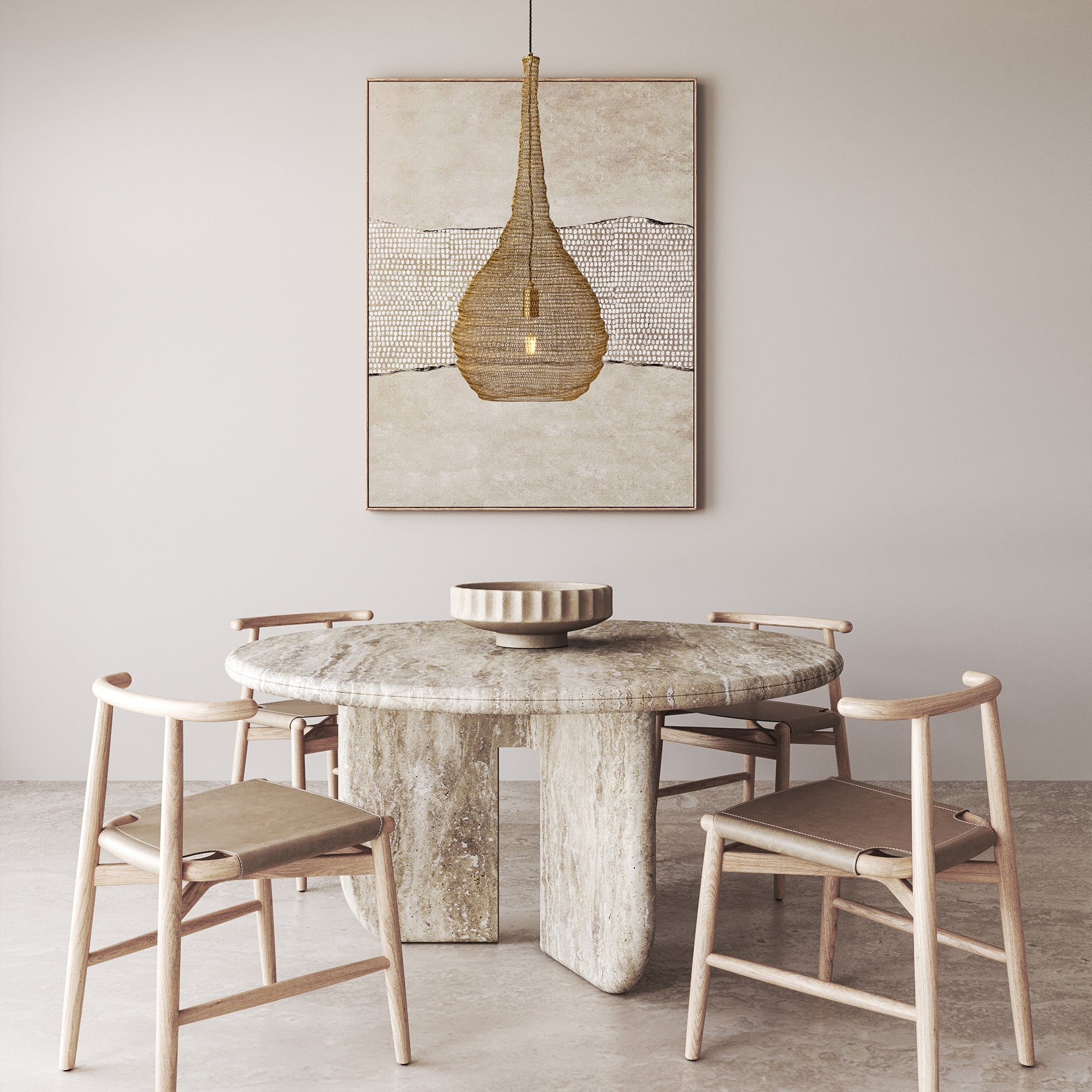 Beehive Drop Wire Cage Metal Mesh Pendant Light in Brass | Free ...