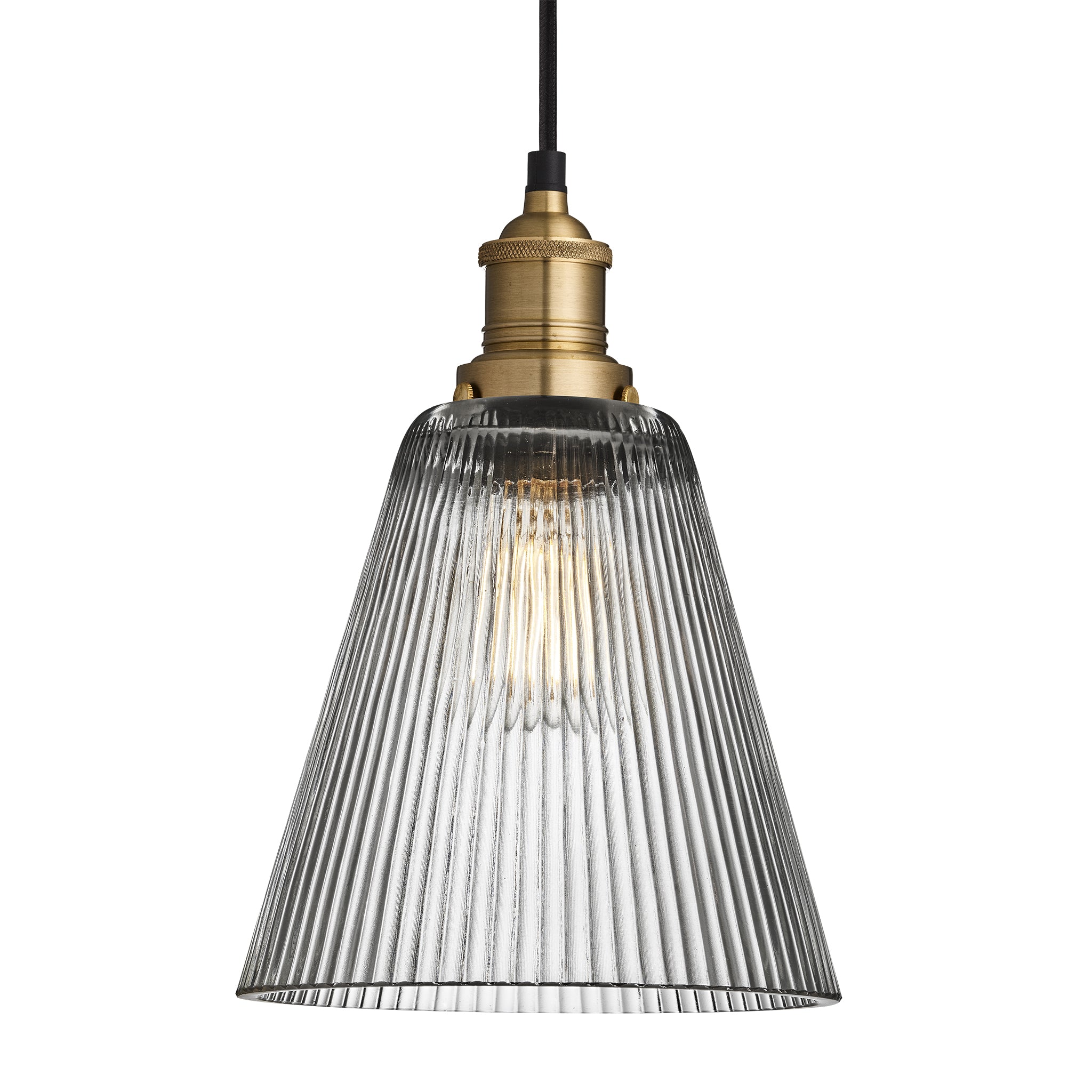 Brooklyn Glass Funnel Pendant Light in 8 Inch | Considered Design
