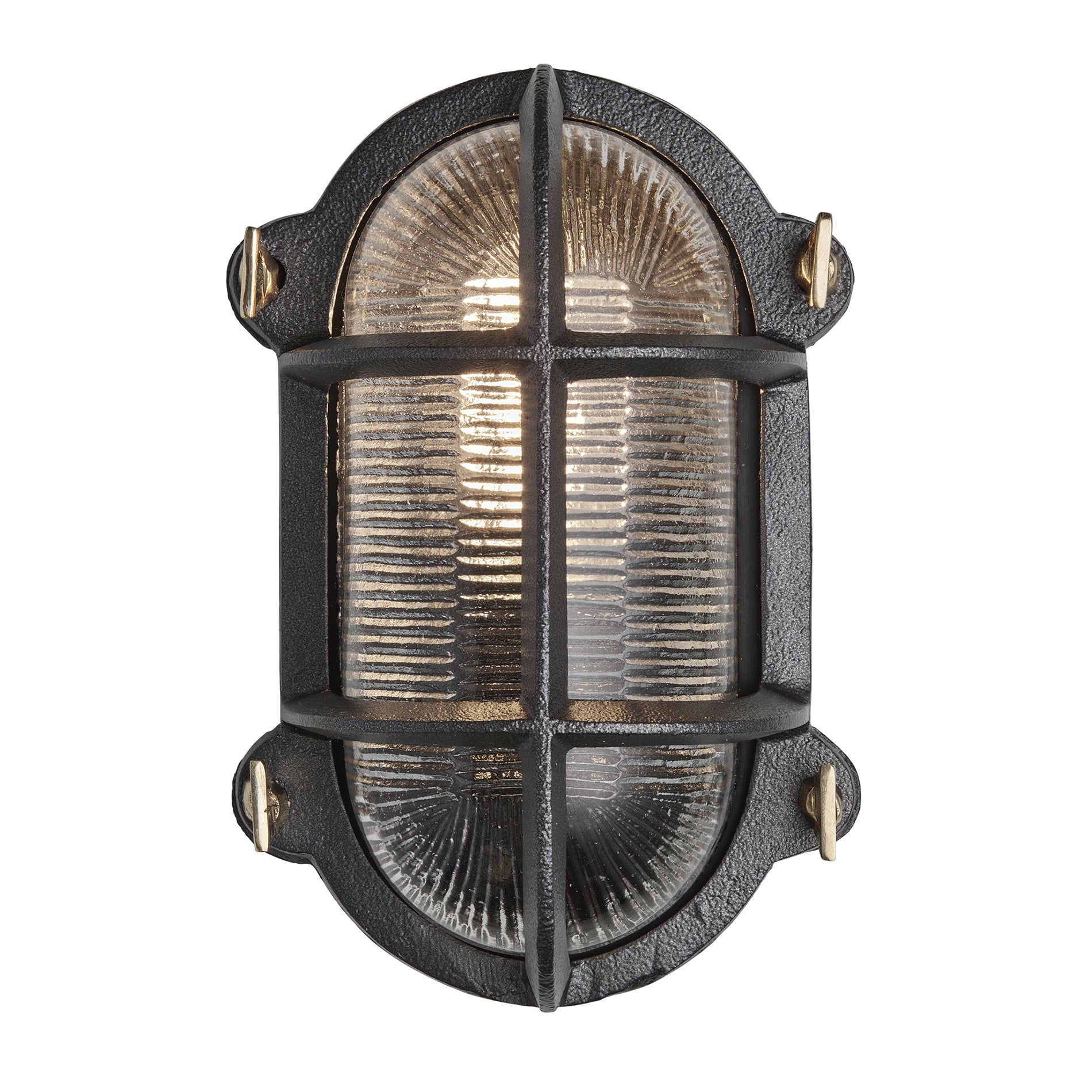 Bulkhead Metal IP65 Wall Light | Uplift Your Space - Black
