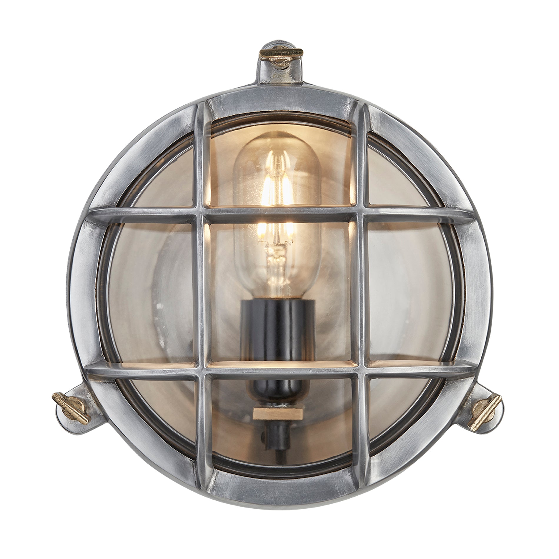 Bulkhead Outdoor & Bathroom Round Wall Light - 8 Inch | Industville ...