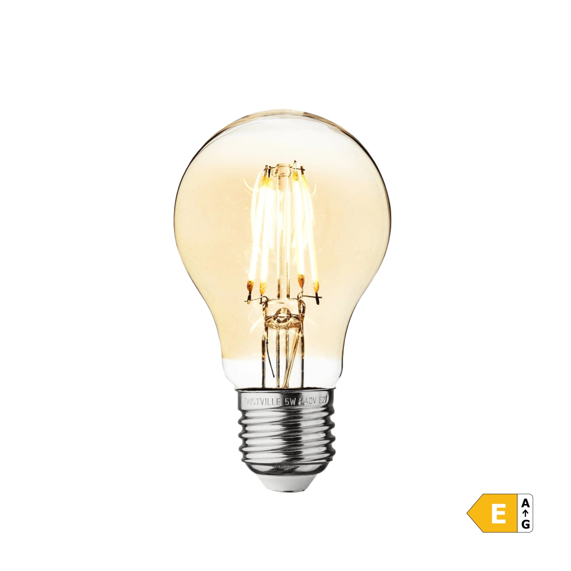 LED Classic Edison Bulb E27 - A60 | Industville - White / 8W - Industville