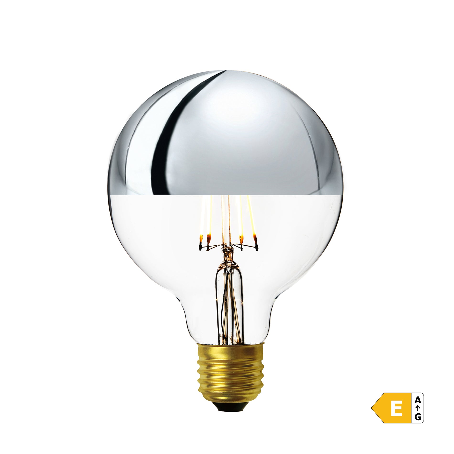 Industville E27 G95 Filament Metal Cage LED Bulb | Dimmable