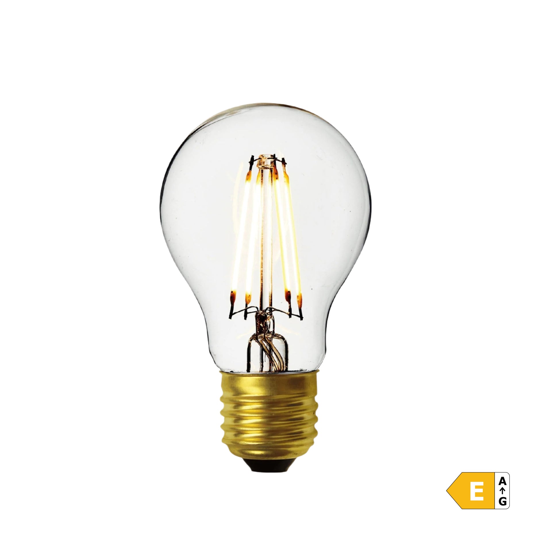 Industville E27 A60 Filament Classic LED Bulb | Wide Range