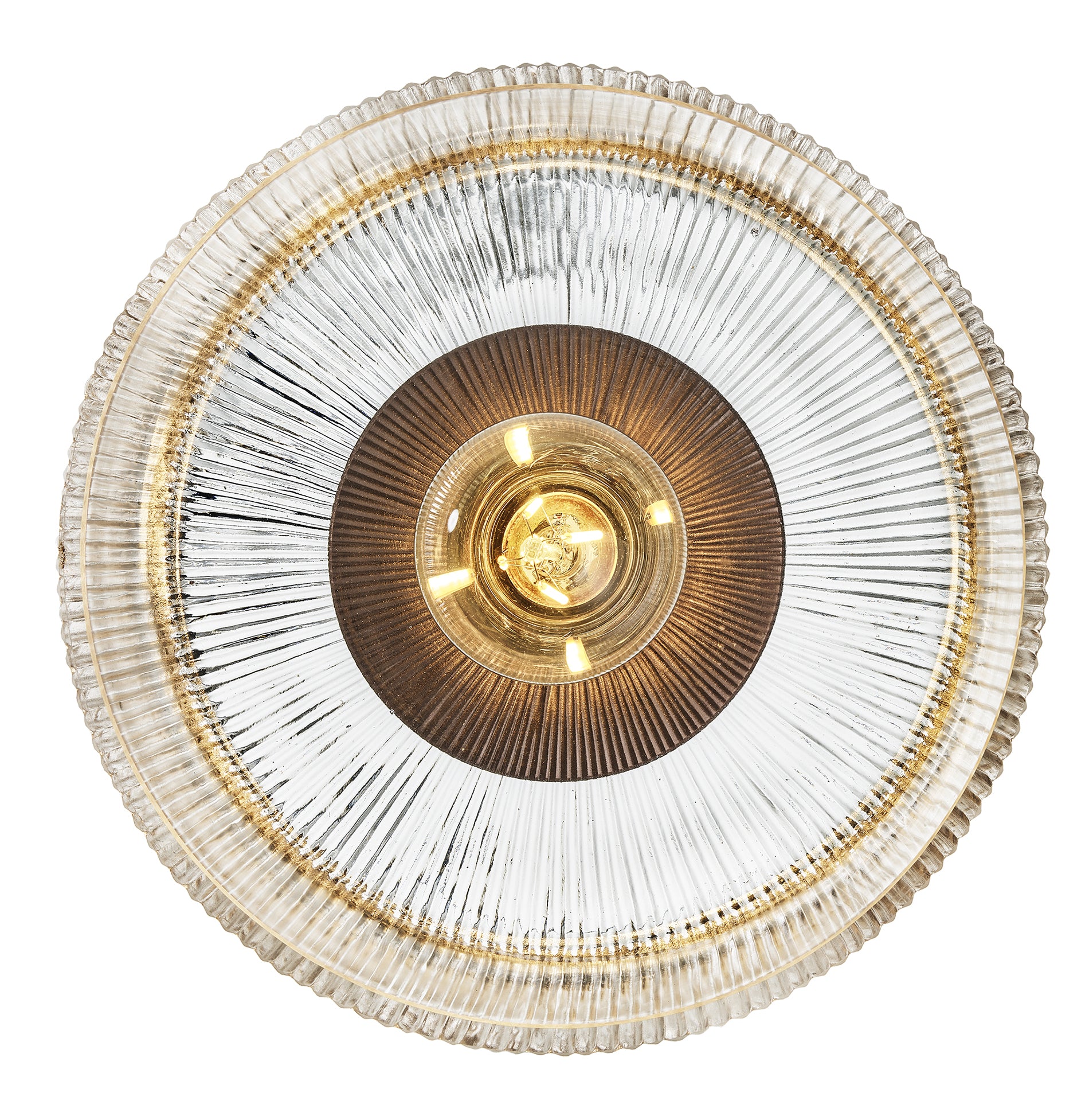 Ribbed Glass Dish Wall Diffuser in 8 Inch | Considered Design