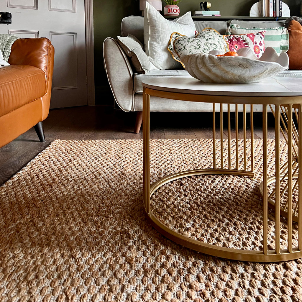 Neutral Handwoven Rugs | Hale Hand Woven Jute Rug in Natural & Cream ...