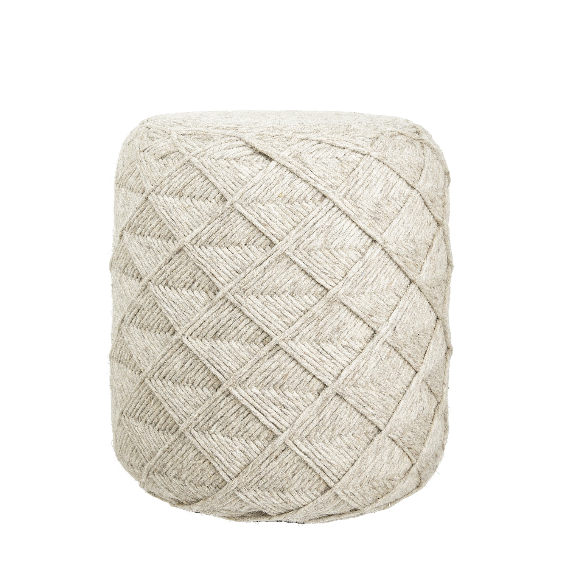 Laurel Wool Pouffe | Free shipping over £30 - Industville