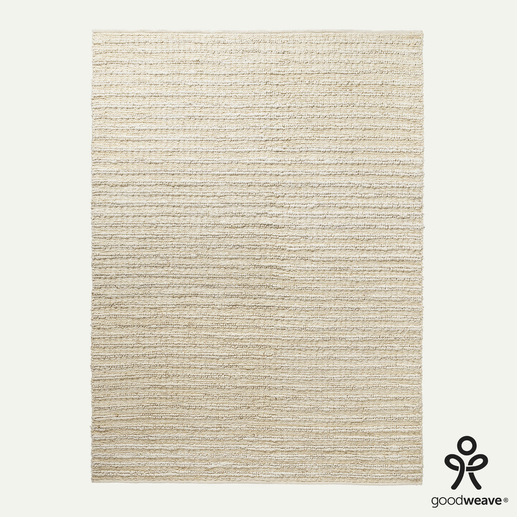 Natural Artisanal Jute Rugs | Eyton Hand Woven Jute Rug in Cream - 170 ...