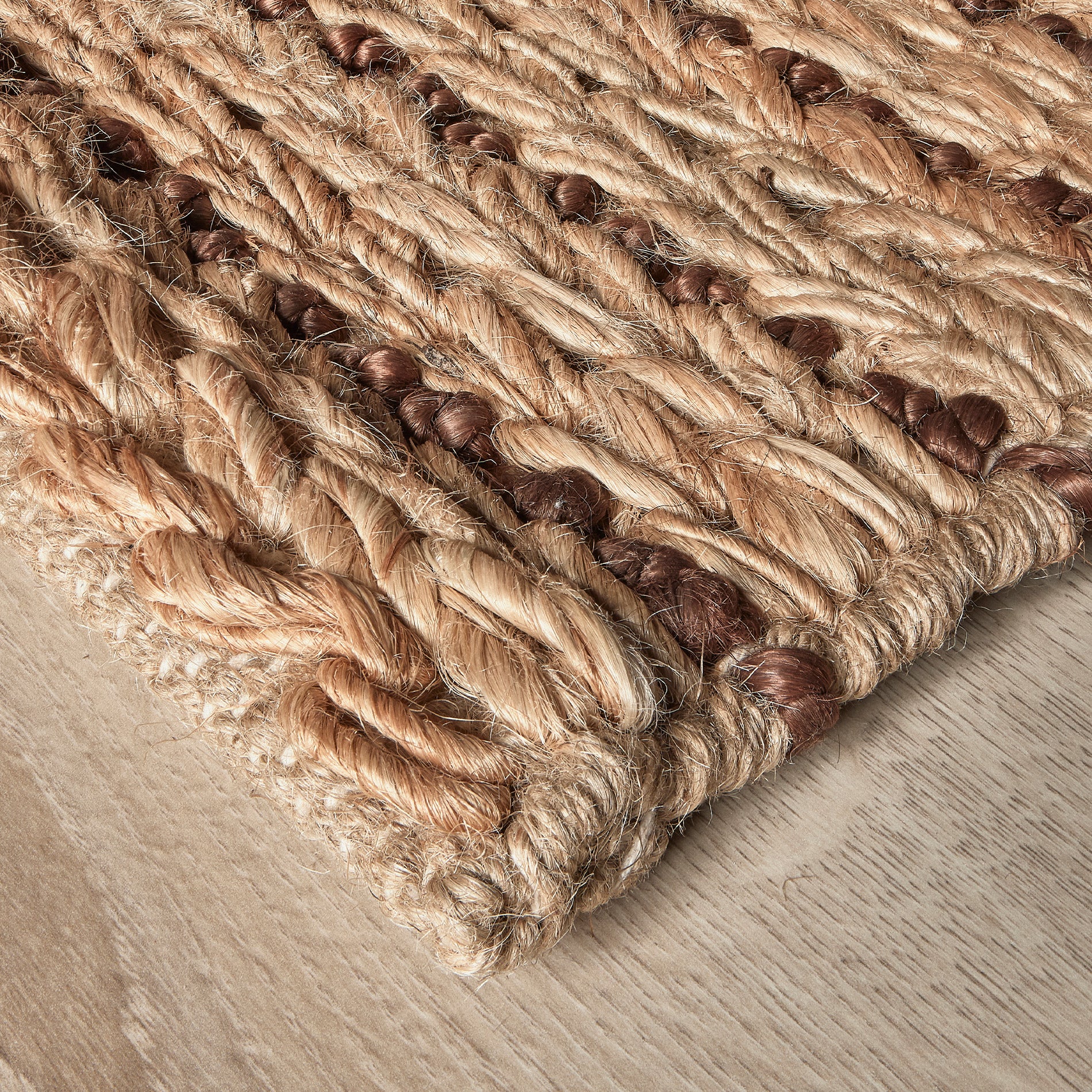 Natural Jute Rugs | Knill Hand Woven Jute Rug in Natural & Brown ...