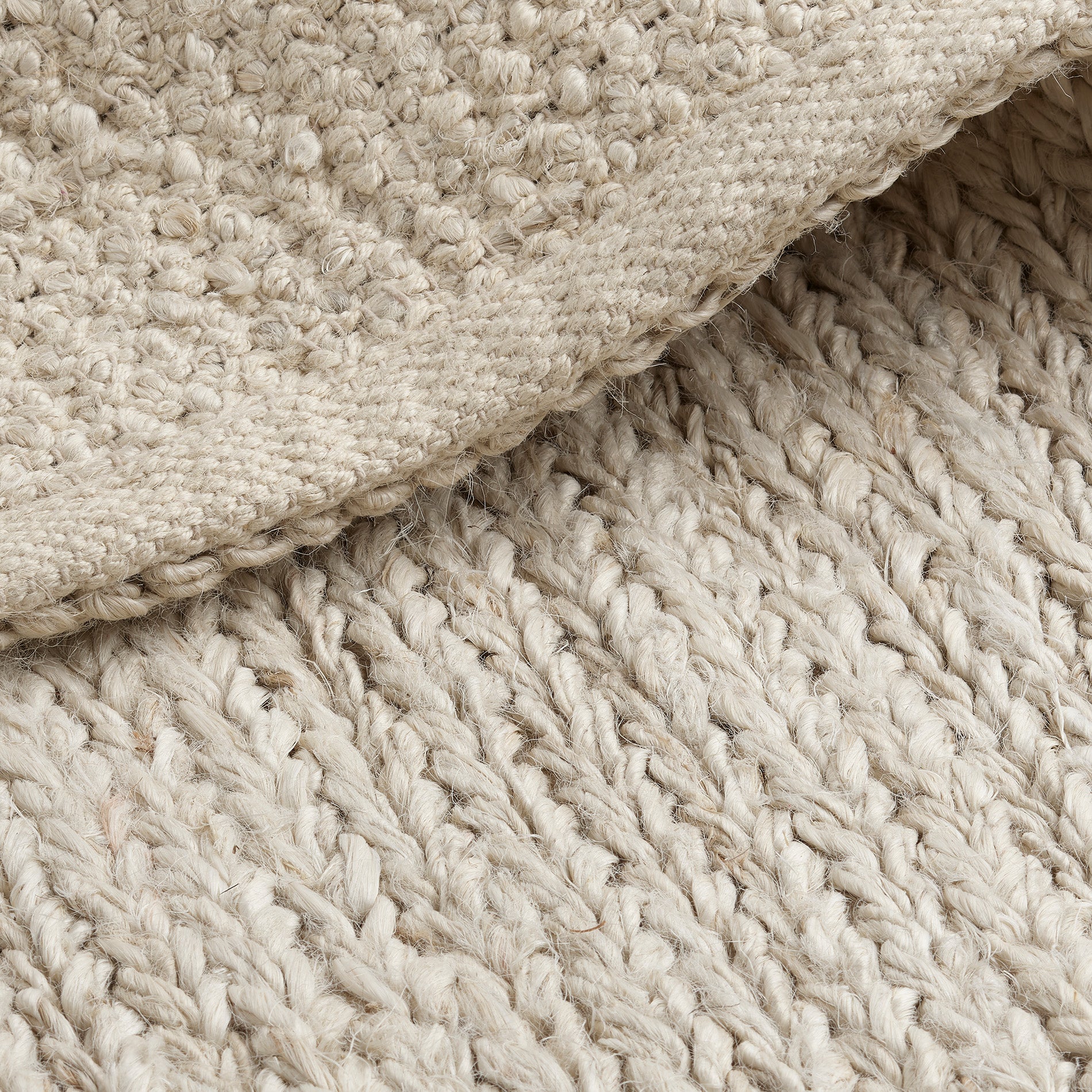 Neutral Jute Rugs | Nash Hand Woven Jute Rug in Cream - Industville