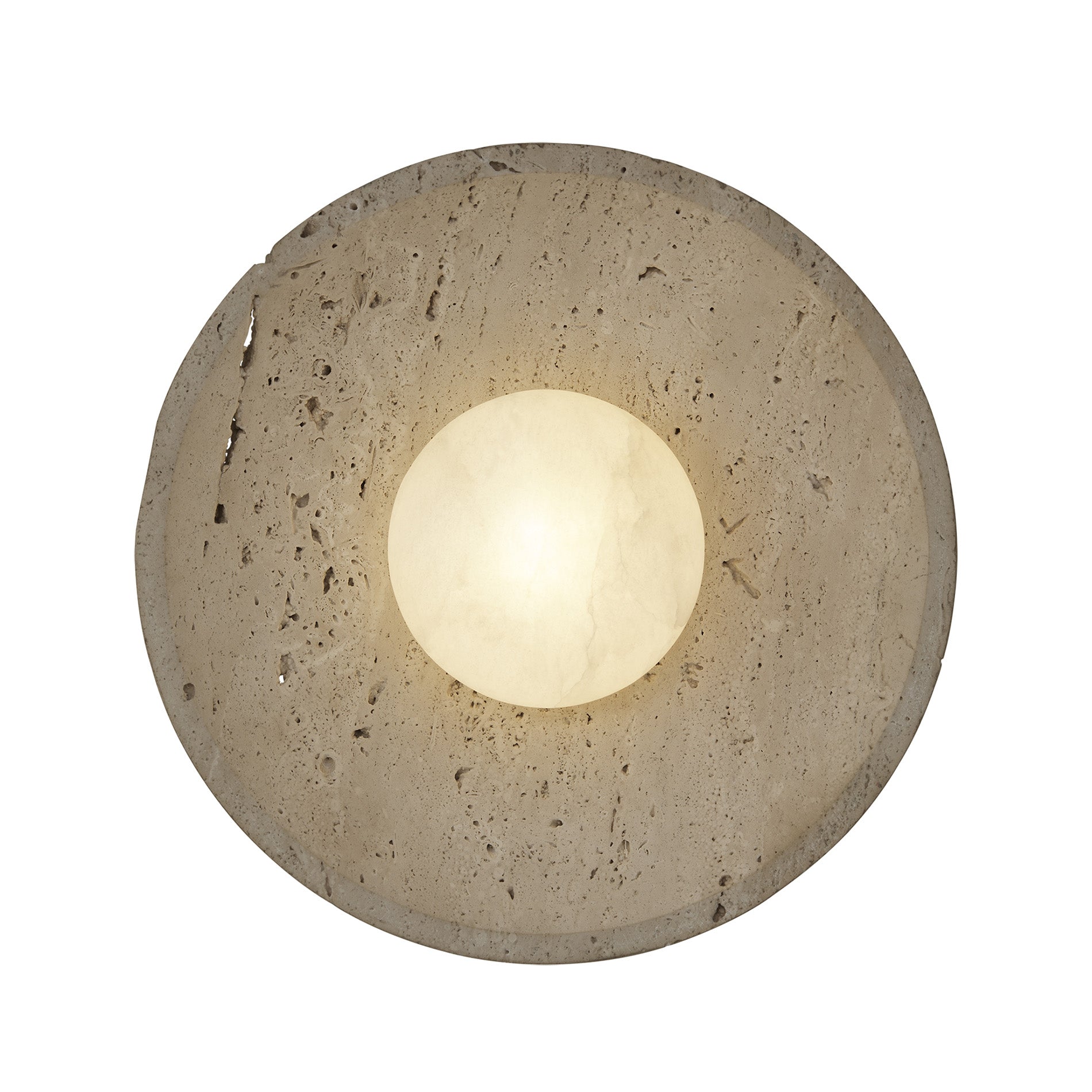 Travertine Stone Wall Light | Uplift Your Space - Industville