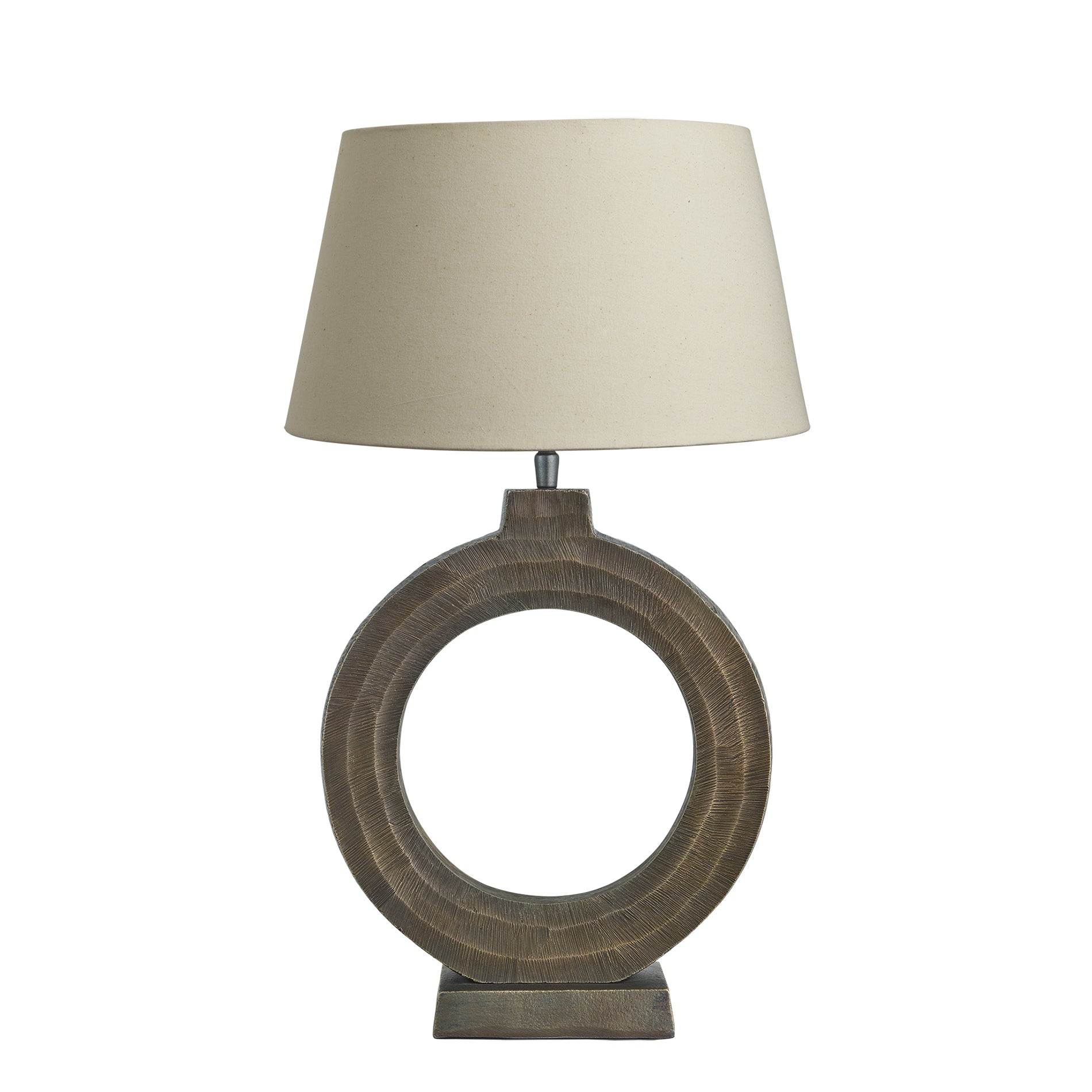 Ornate Circle Table Lamp | Industville - Industville