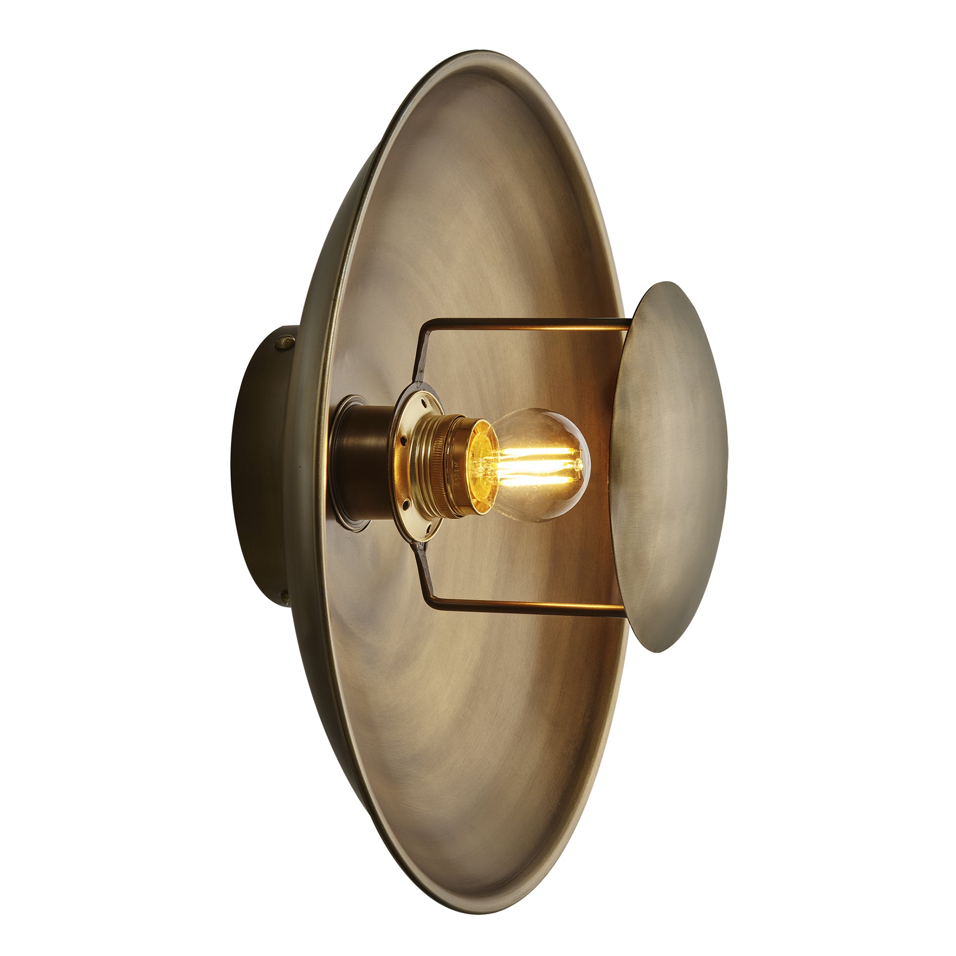 Boston Round Metal Diffuser Wall Light | Industville - Industville