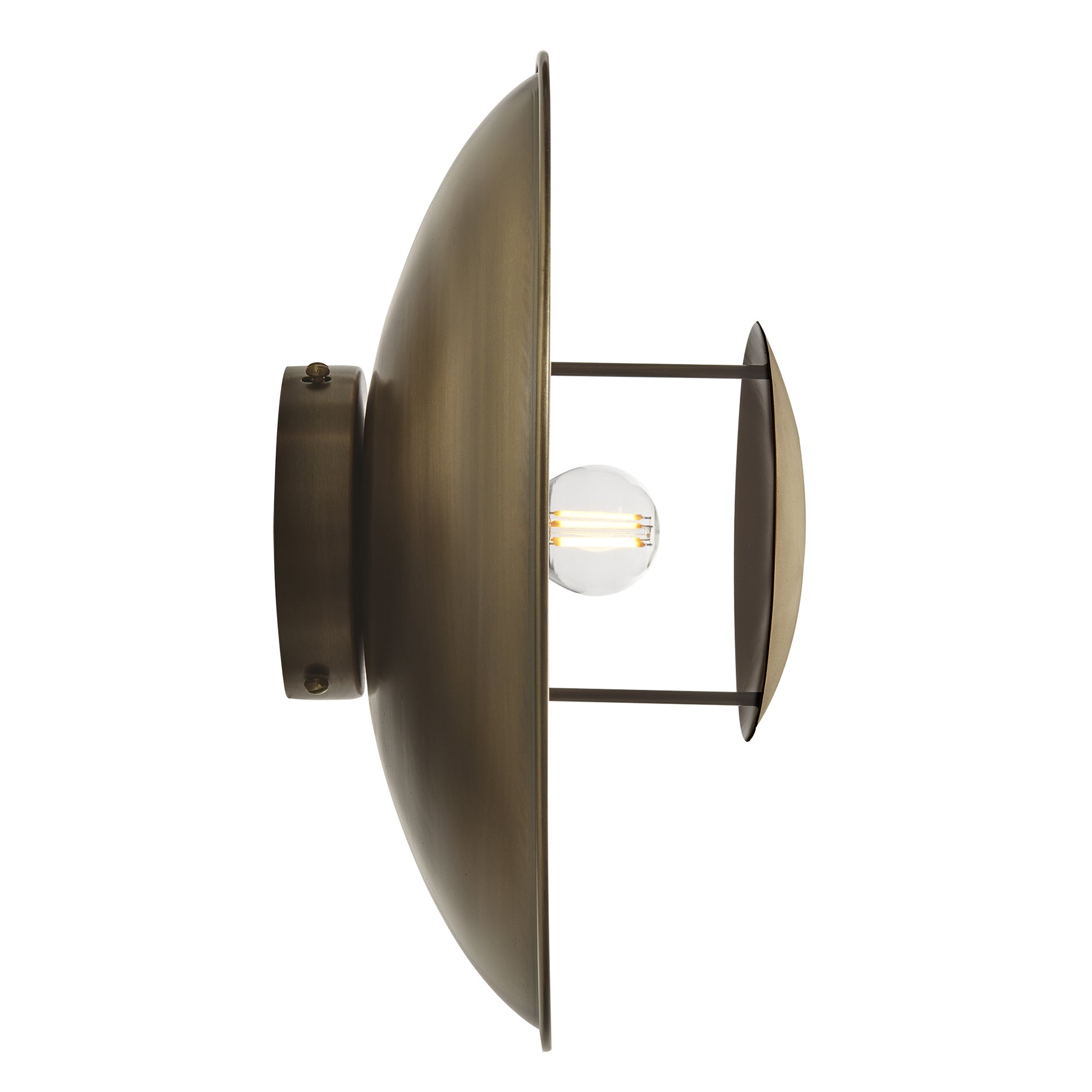 Boston Round Metal Diffuser Wall Light | Industville - Industville