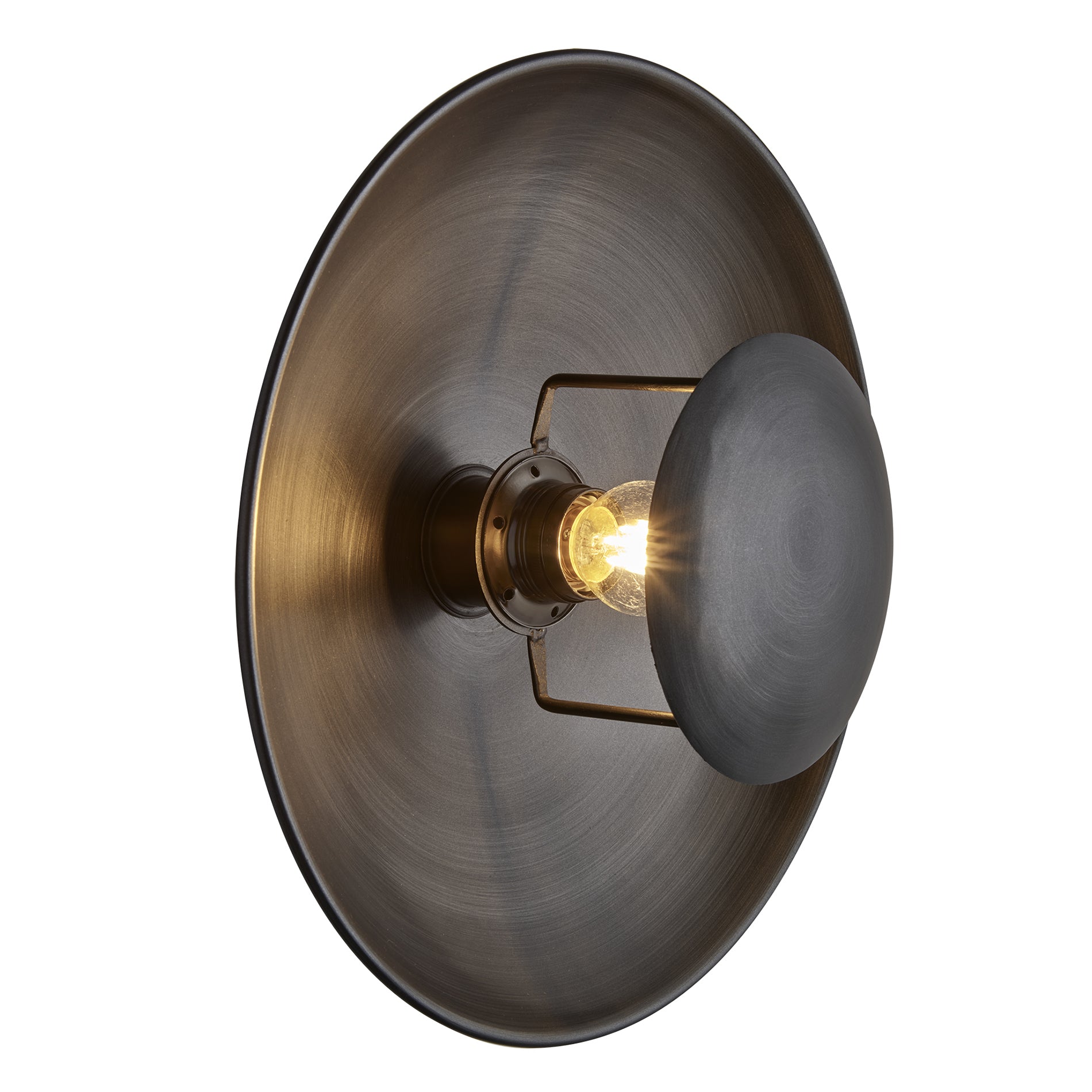 Boston Round Metal Diffuser Wall Light | Industville - Industville