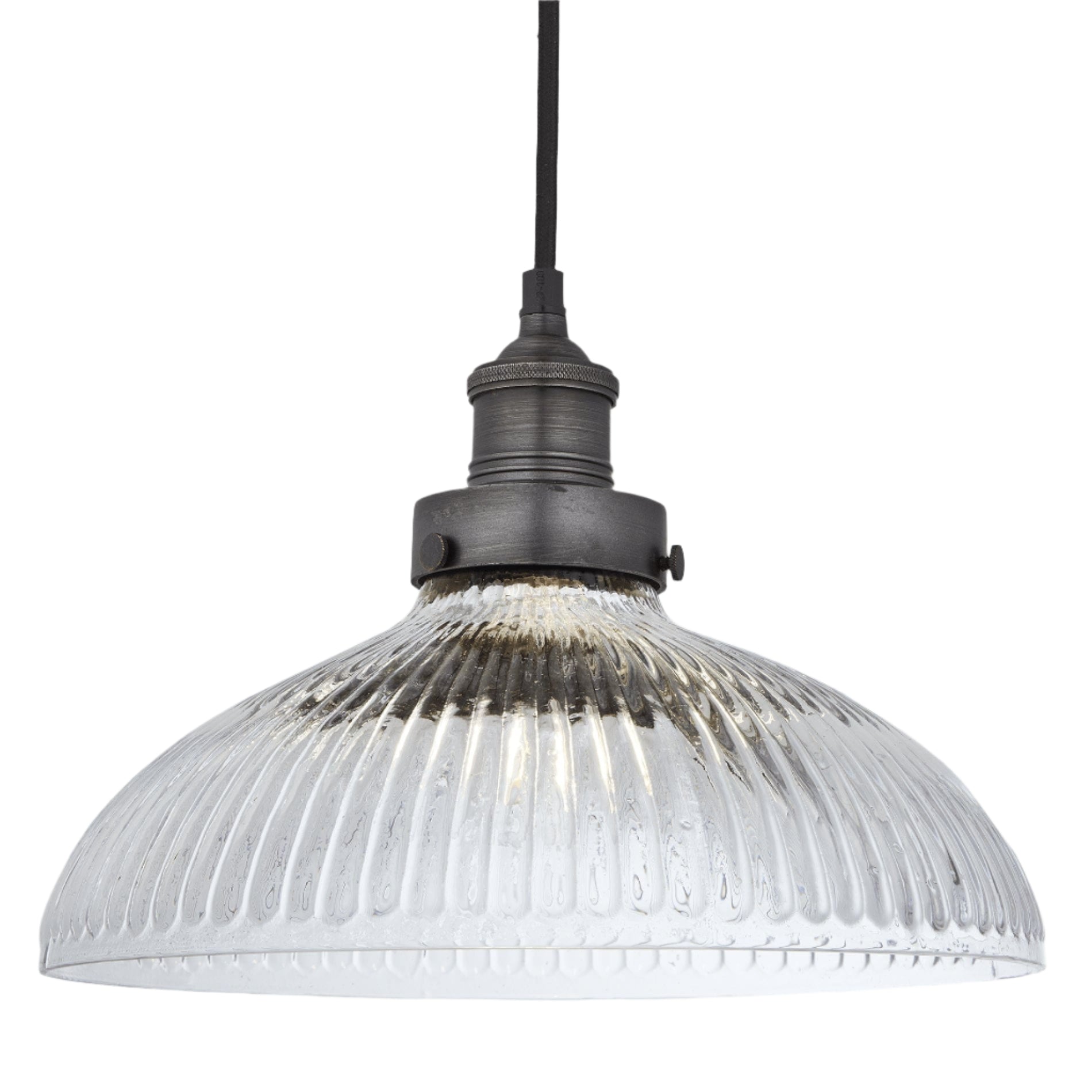Brooklyn Glass Dome Pendant - 12 Inch | Lighting - Industville