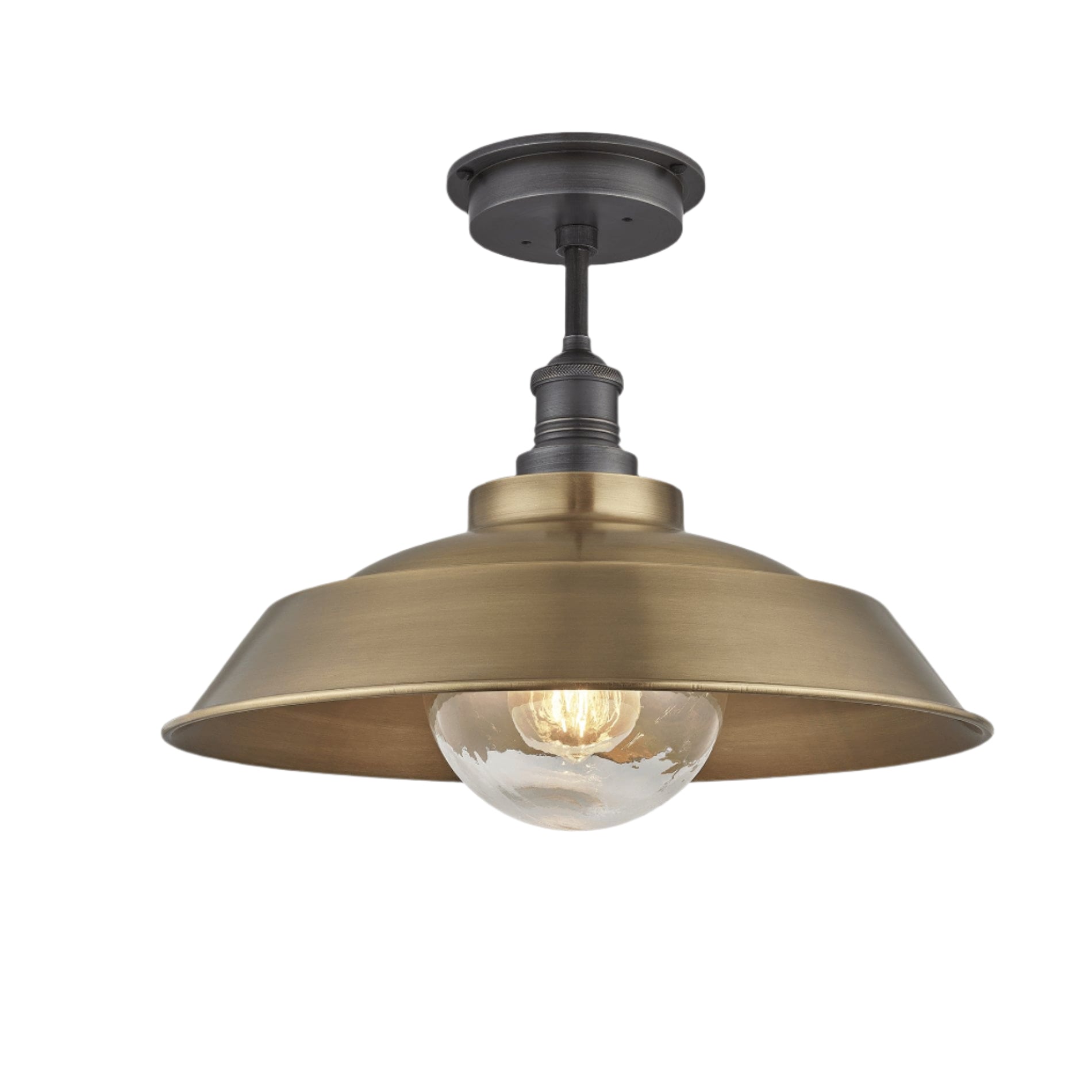 Brooklyn Brass Outdoor 16 Inch Step Flush Mount Light | Fast Delivery ...