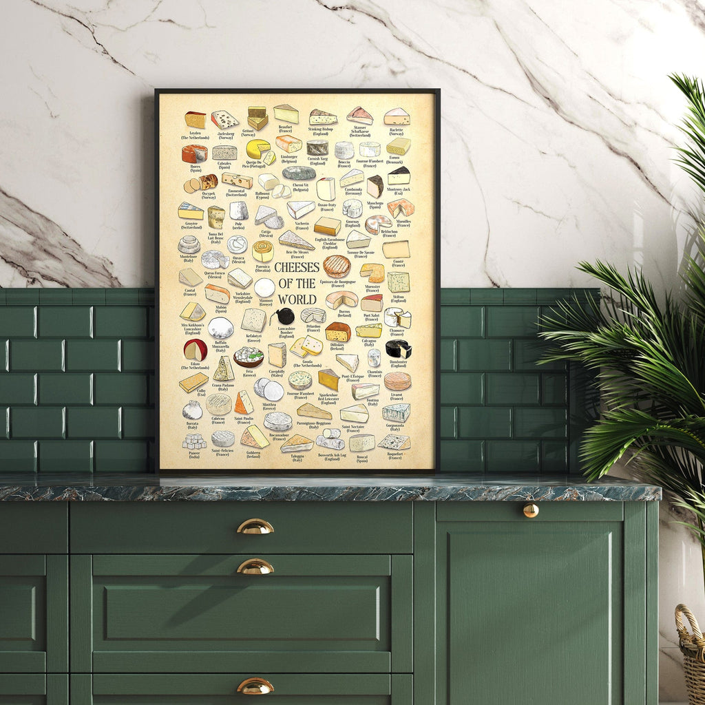 Cheeses Of The World poster - Industville
