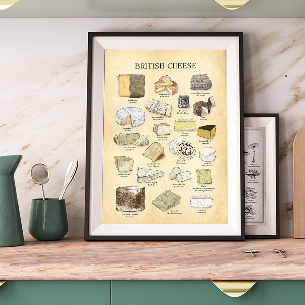 British Cheese Poster - Industville