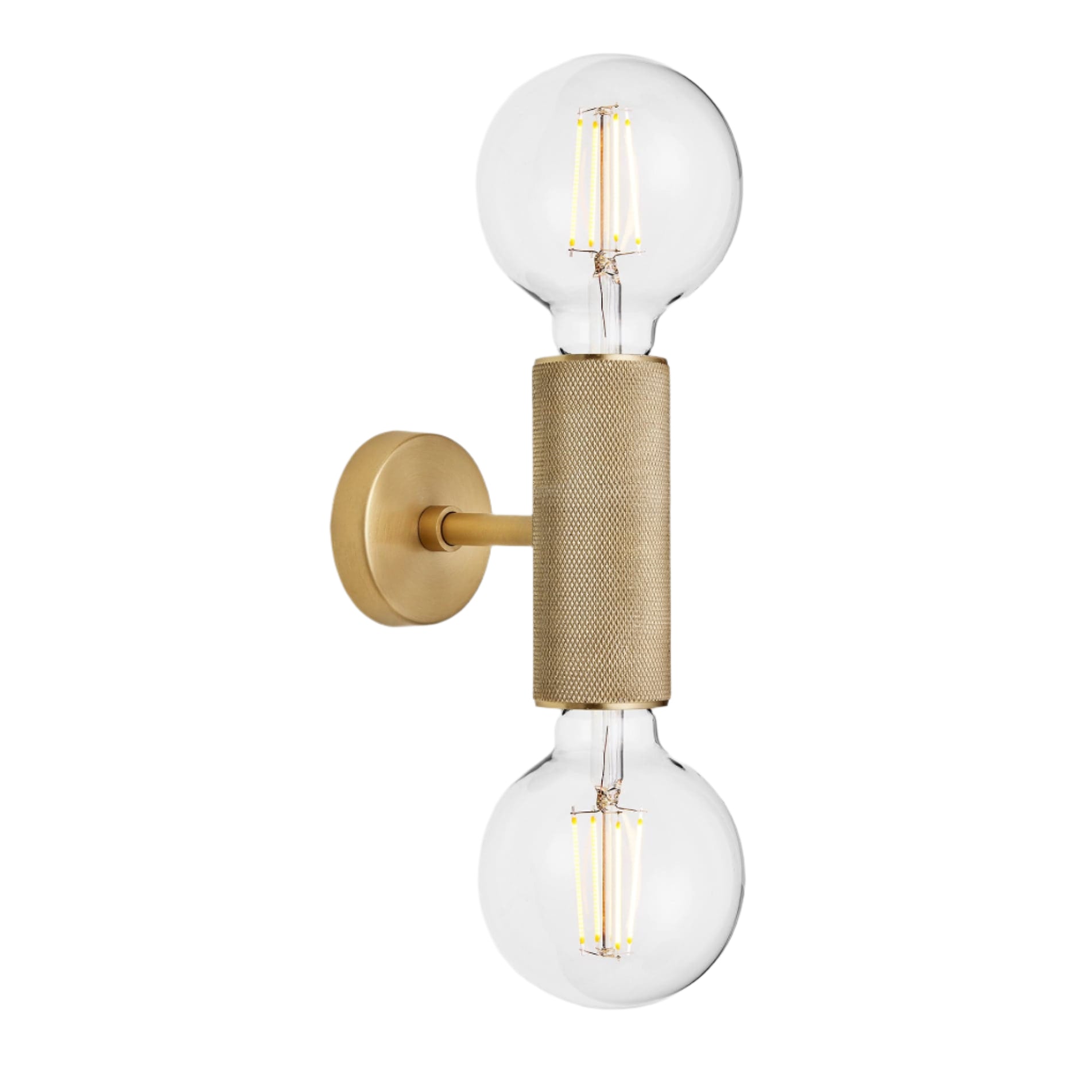 Knurled Metal Wall Light | Fast Delivery