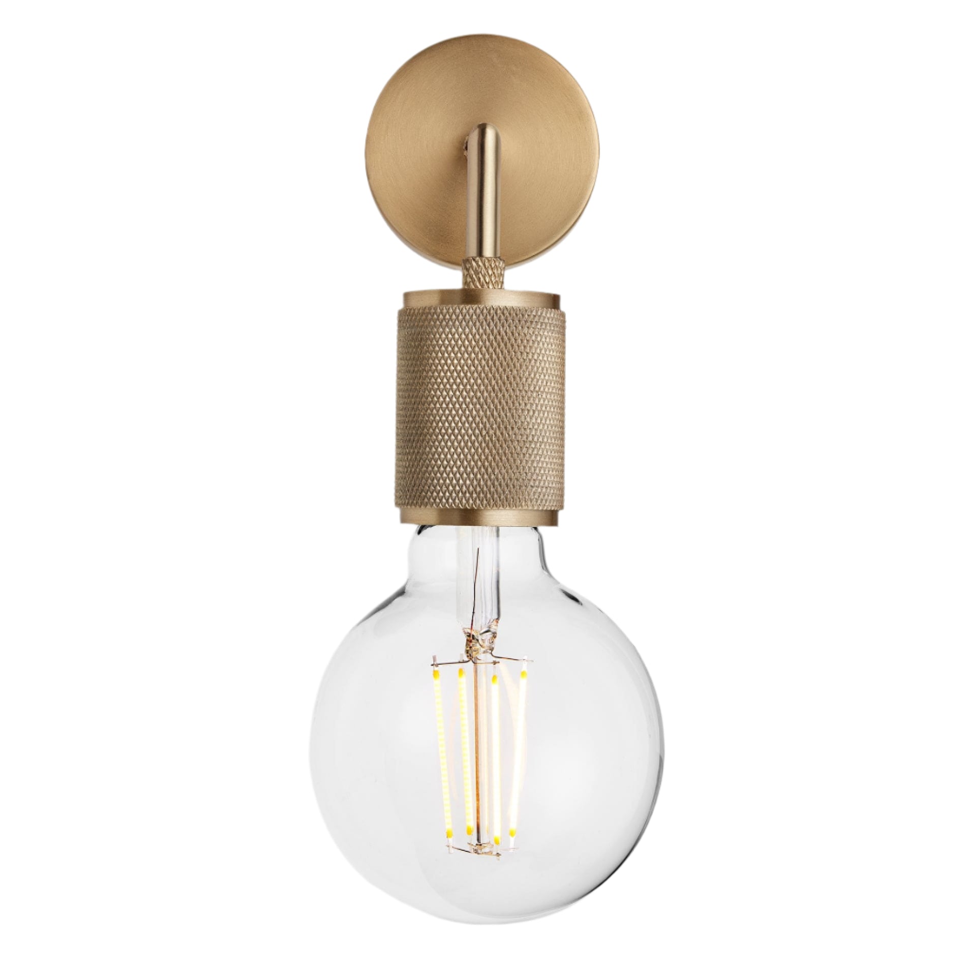 Knurled Metal Wall Light | Finance Options